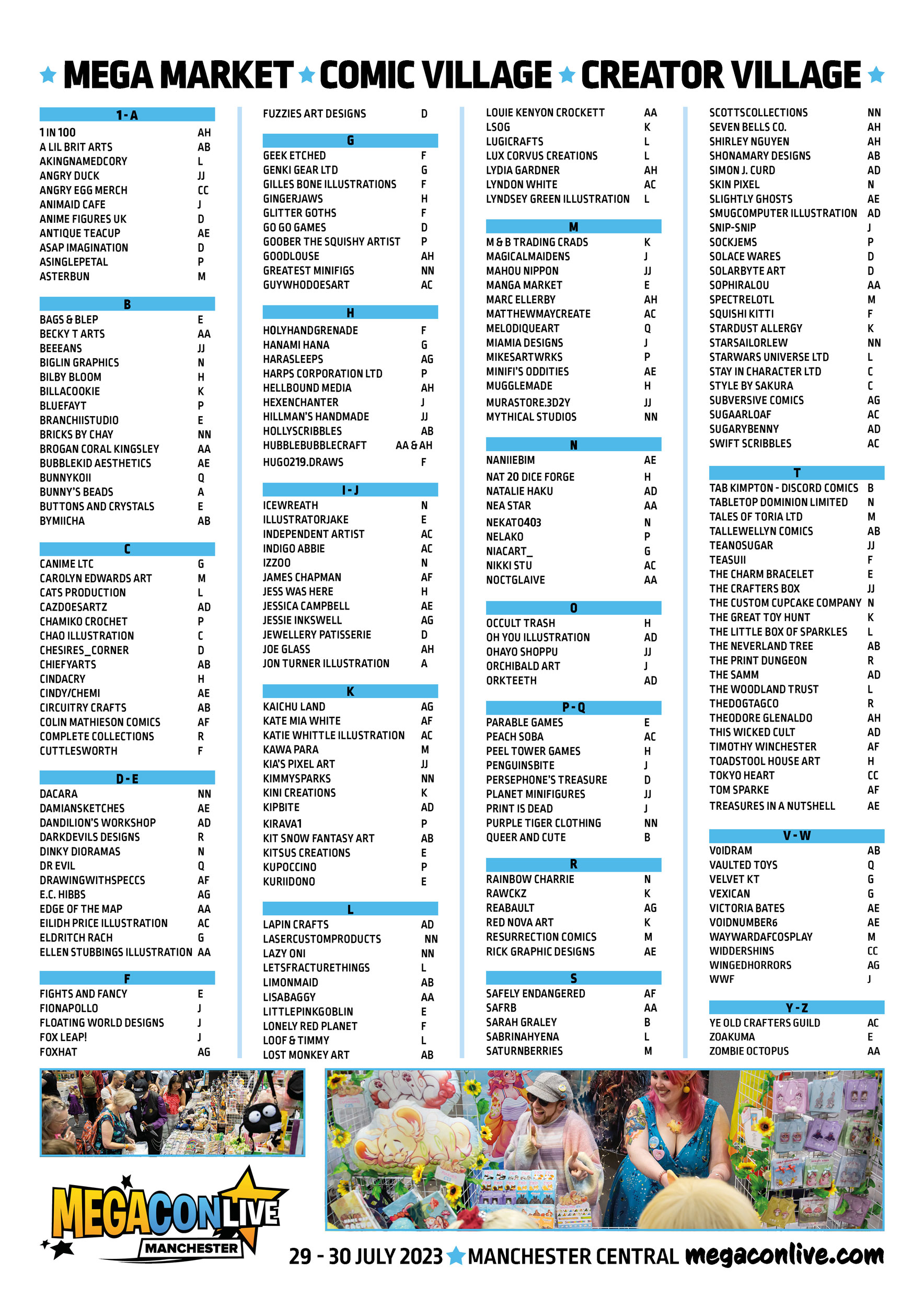 Schedule – MegaCon Live